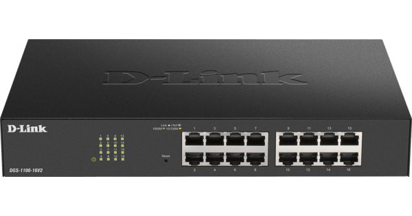 D-Link 16-port Gigabit Smart Managed Switch (DGS-1100-16V2)