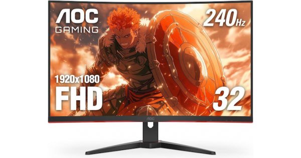 AOC C32G2ZE VA Curved Gaming Monitor 31.5" FHD 1920x1080 240Hz με Χρόνο ...