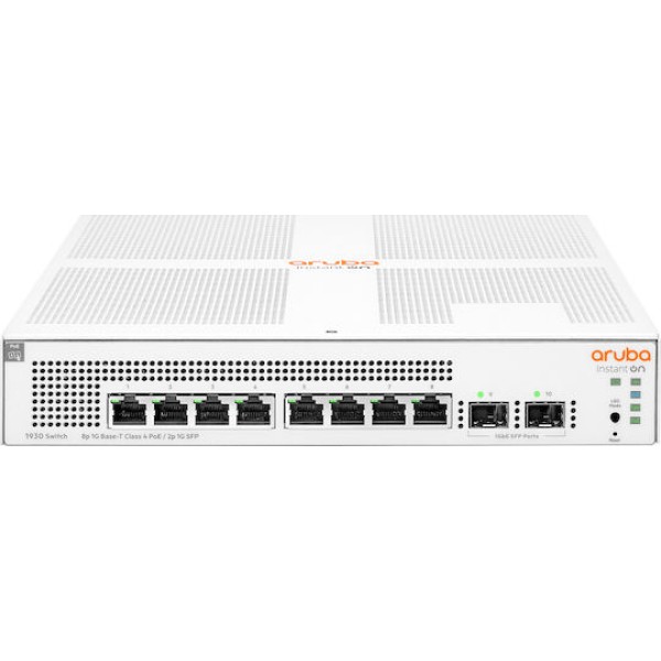 Aruba Instant On 1930 Managed L2 PoE+ Switch με 8 Θύρες Gigabit (1Gbps ...