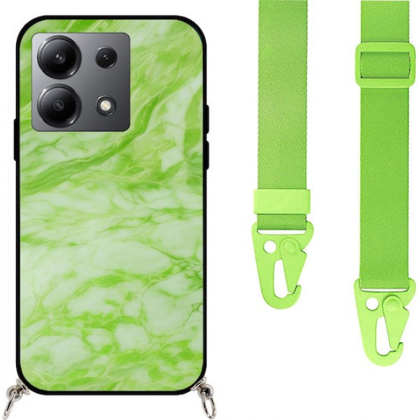 Phoneclub Marble Back Cover με Λουράκι Πολύχρωμο (Redmi Note 13 5G)