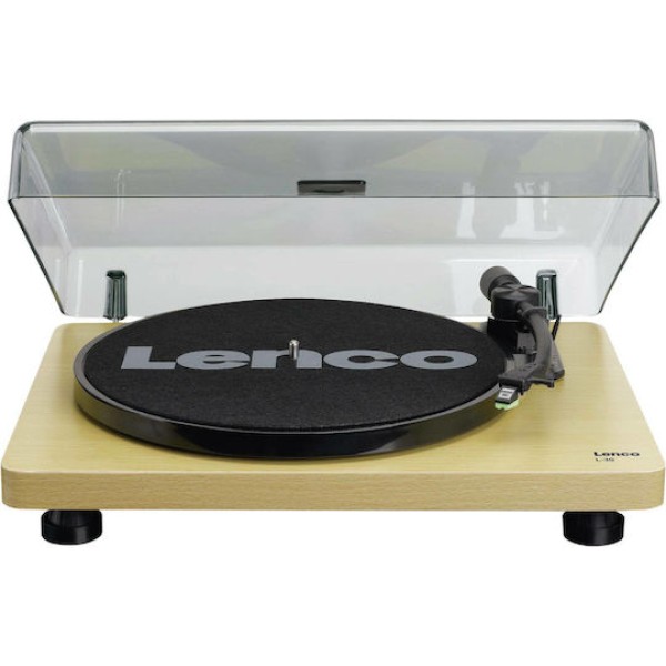 Lenco L-30 L-30W Πικάπ με Belt Drive και Προενίσχυση Καφέ